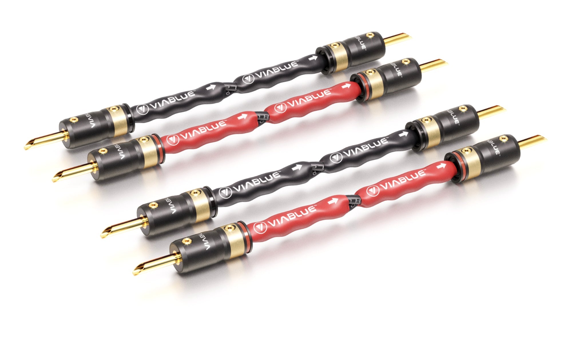 Viablue SC-4 Speaker Cable Jumper Bridges with T8 Terminations – The ...